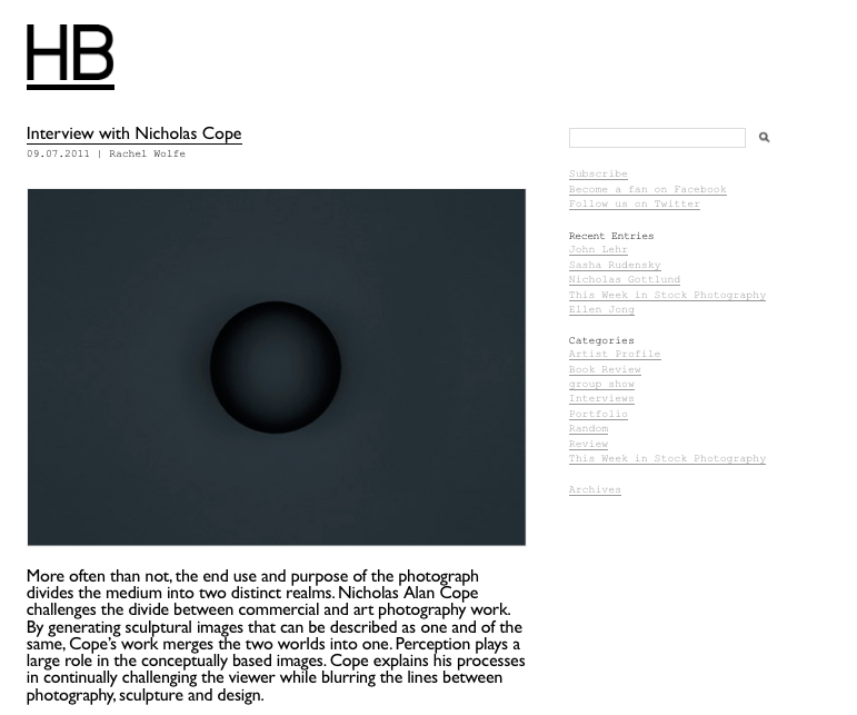 MARI AMMAN, Interview with Nicholas Cope